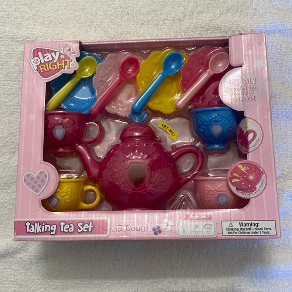 play Right | Toys | Nwt Talking Tea Set By Play Right | Poshmark